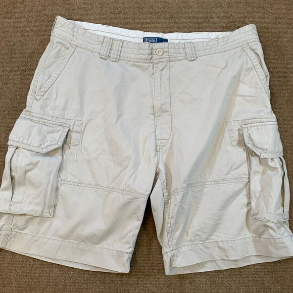 Ralph Lauren | Shorts | Ralph Lauren Cargo Shorts Mens 4 Flat Front Utility Cotton Hike Camp ...